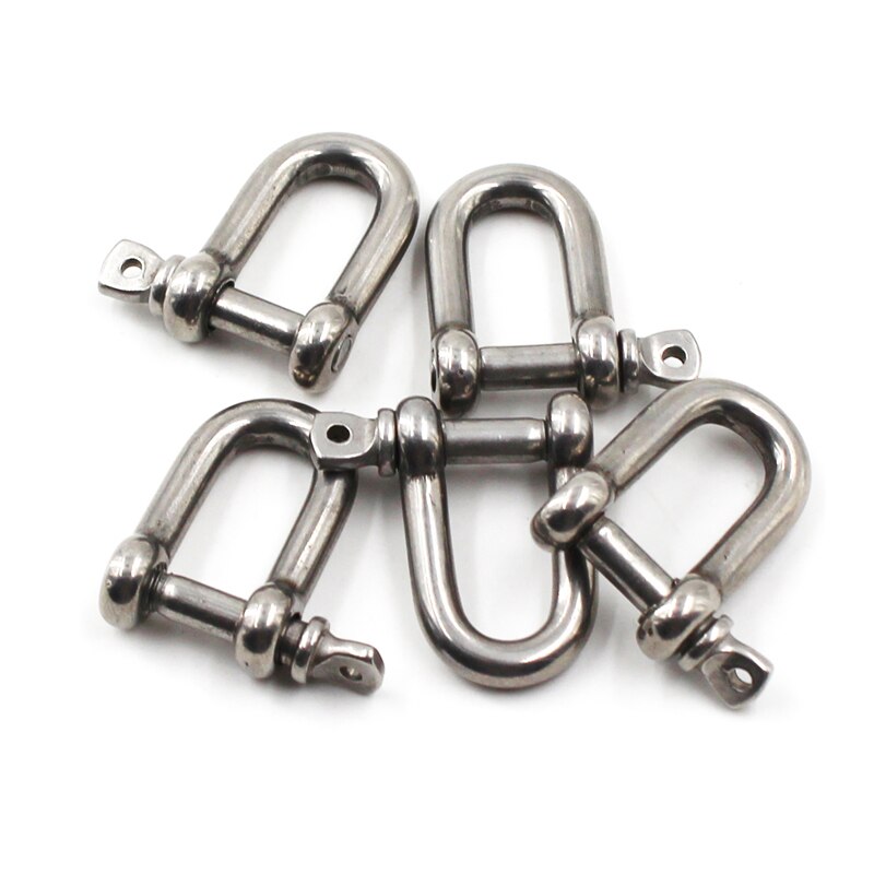 6PCS M5 D Ring Shackle 304 Stainless Steel Anchor ... – Grandado