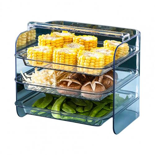 Kitchen Preparation Plate Organizer 3-Layers Cooki... – Vicedeal