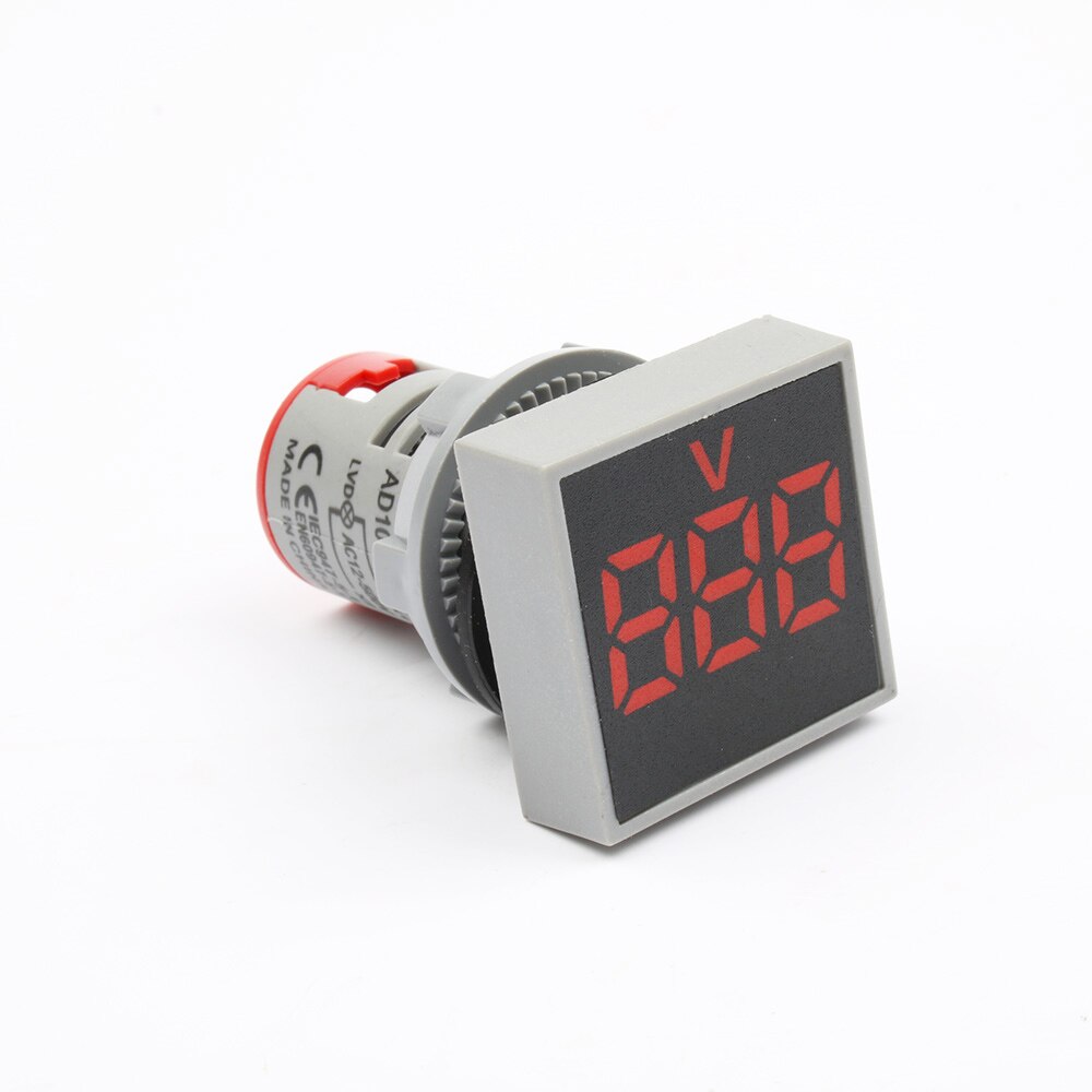 22MM DIY Mini Digital Voltmeter Round AC 12-500V V... – Grandado