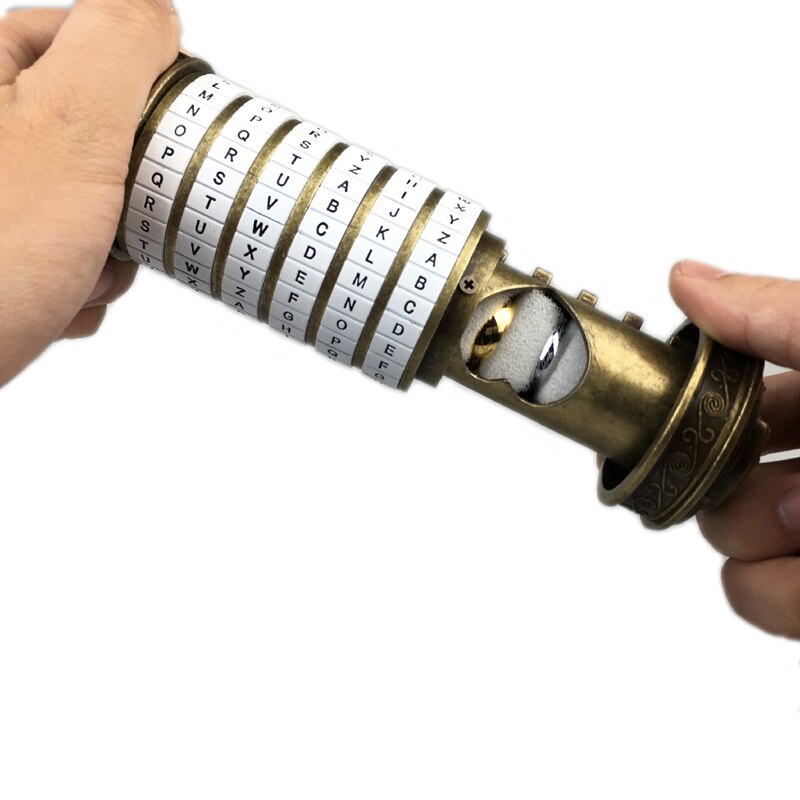 Leonardo DaVinci Code Toys Metal Cryptex Locks Wed... – Vicedeal
