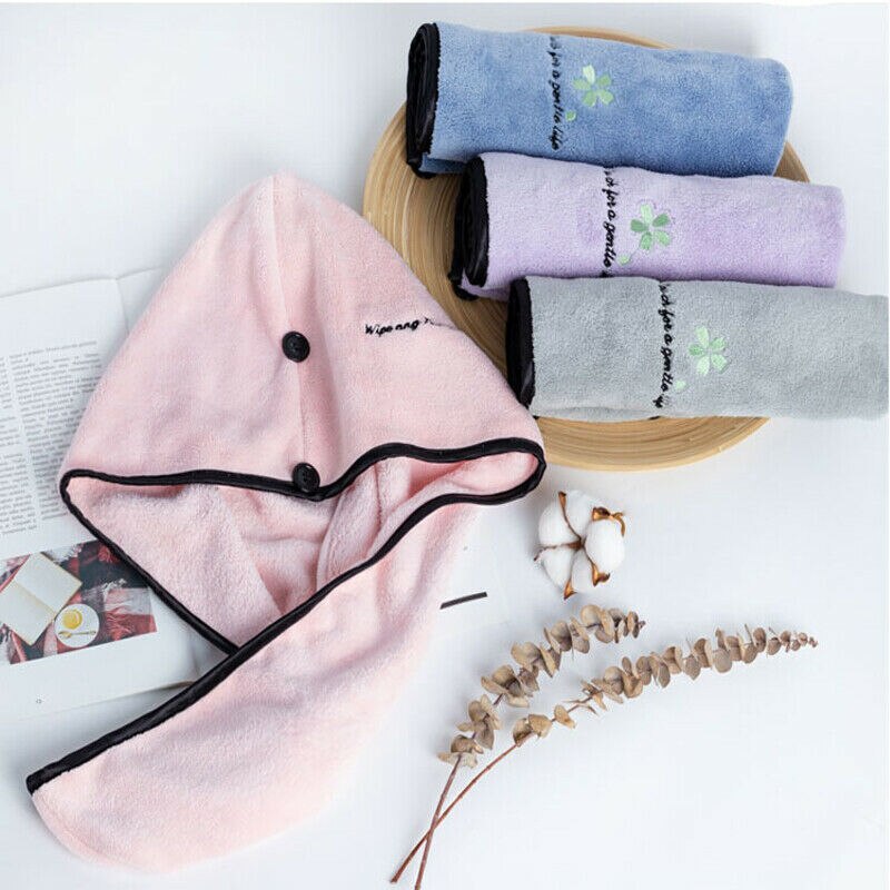 Faroot Dry Hair Hat Female Anti-Acarid Bath Scarf ... – Grandado