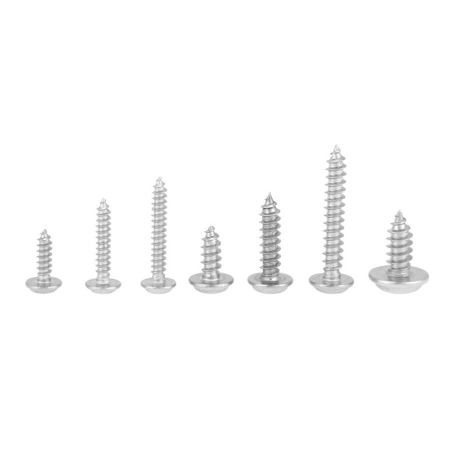 220X M3 Stainless Steel Pan Self Tapper Screws Set... – Grandado