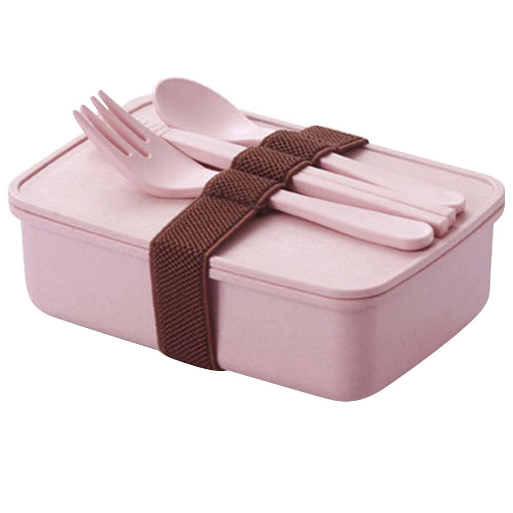 Portable Lunch Box Bamboo Fiber Food Storage Conta... – Grandado