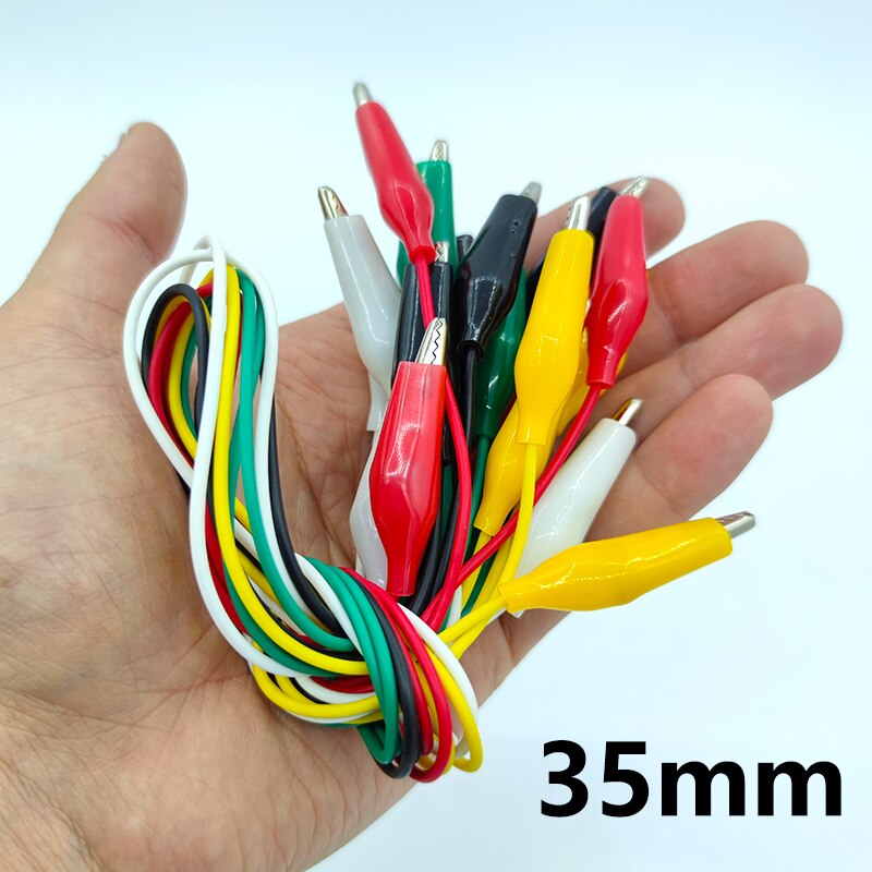 10pcs color alligator clip electric DIY small batt... – Vicedeal