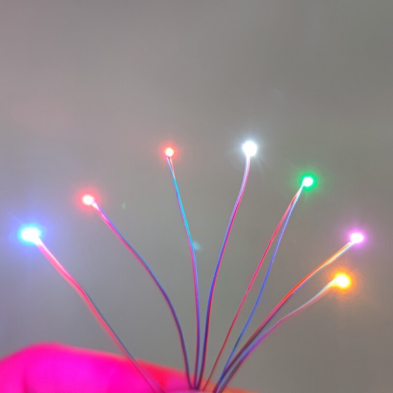 5PCS Pre-wired #0402 Smd Leds 3v 10 Colors 30cm Co... – Grandado