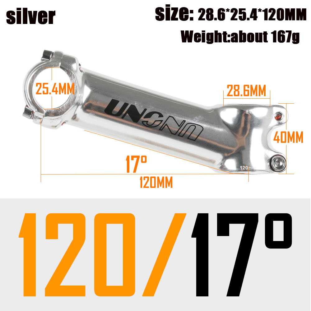 Uno aluminium racercykel frempind 17 grader sølv u... – Grandado
