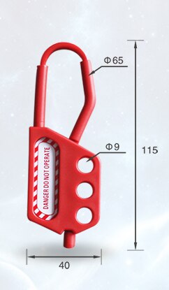 2pcs 3 Hole 6 Hole Nylon Safety Lockout Hasps 3 di... – Grandado