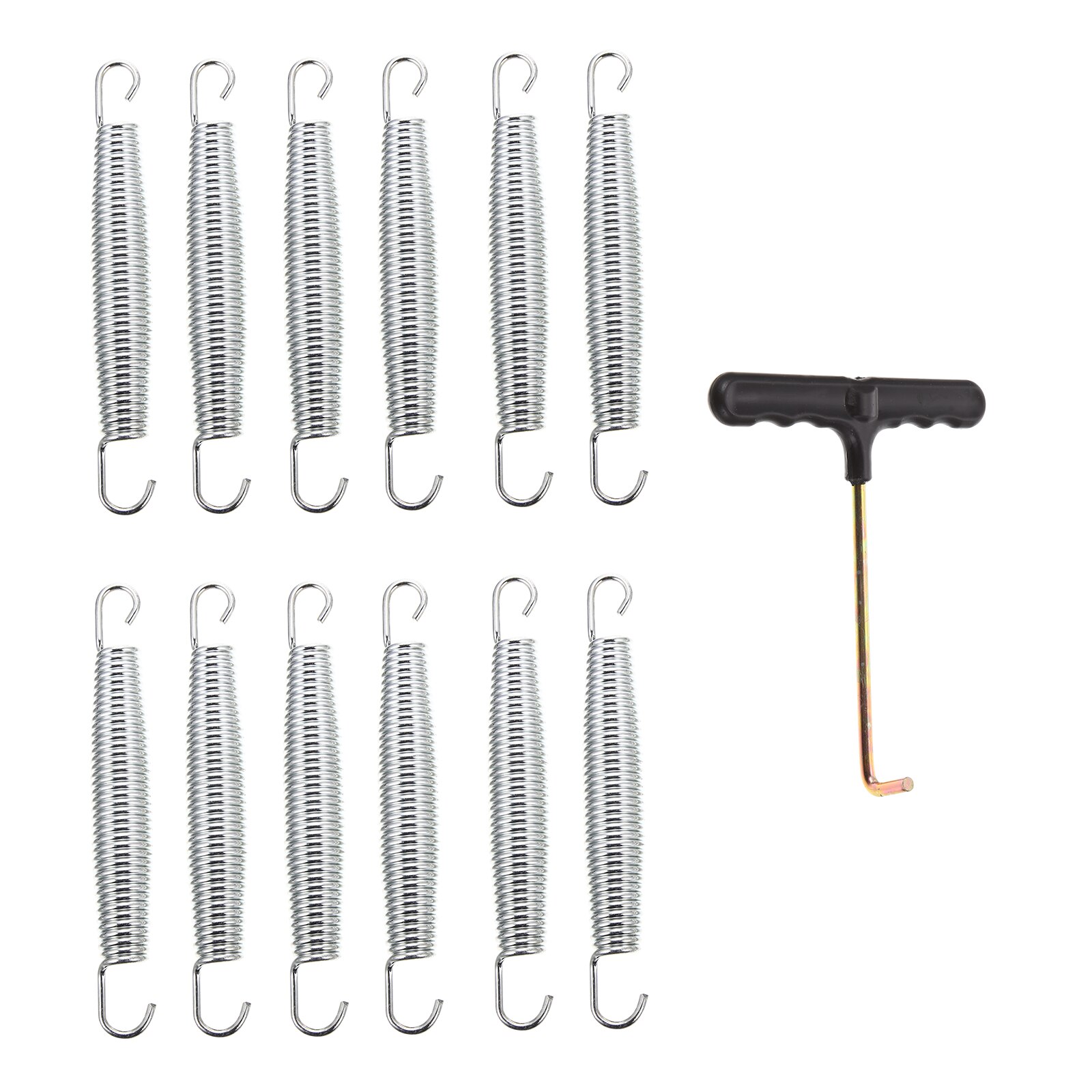 1 Set of Galvanized Steel Wire Tension Springs Ten... – Grandado