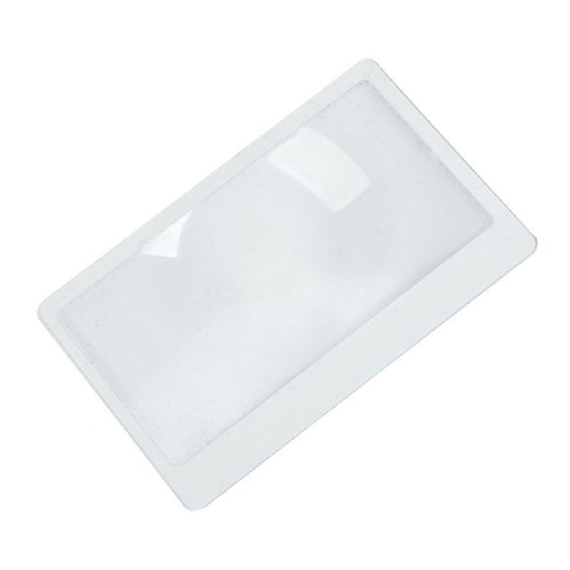 3X Pocket Magnifier Portable Fresnel- Lens Credit ... – Grandado