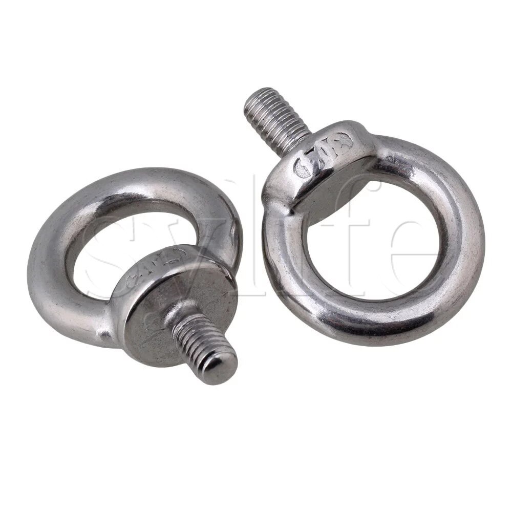 2 Stuks 304 Rvs M6 Ring Vorm Schroeven Bolt Zilver... – Vicedeal