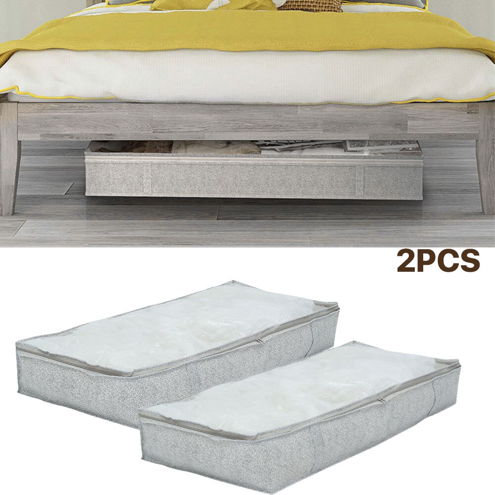 2PCS Under Bed Storage Drawer Organizer Non-woven ... – Grandado