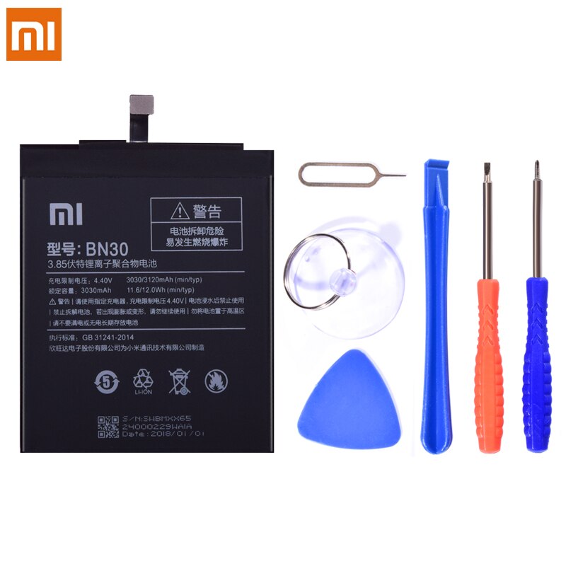 Original Battery BN30 BN34 BM35 BM36 BM47 For Xiao... – Vicedeal