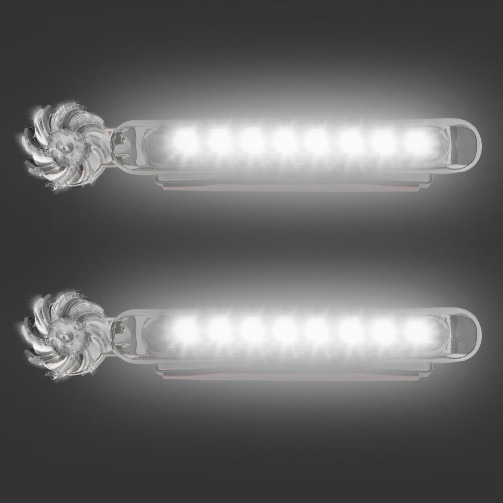 YOSOLO 1 Pair Wind Energy 8 LED Daylight Headlight... – Vicedeal