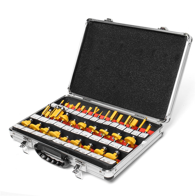 DANIU 35pcs 8mm Shank Router Bit Set Tungsten Carb... – Vicedeal