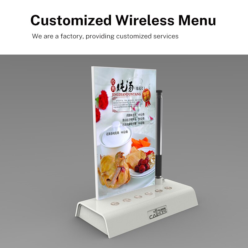 BYHUBYENG Restaurant Menu Wireless Calling Paging ... – Grandado
