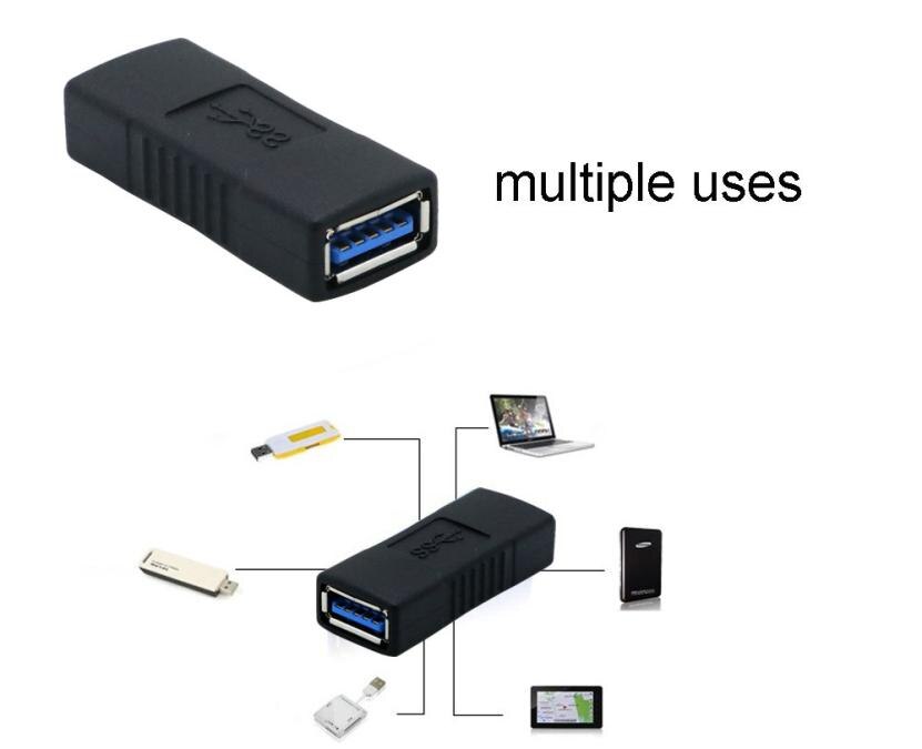 Usb 3.0 type en hun-til-hun-adapterkoblingsstik ti... – Grandado
