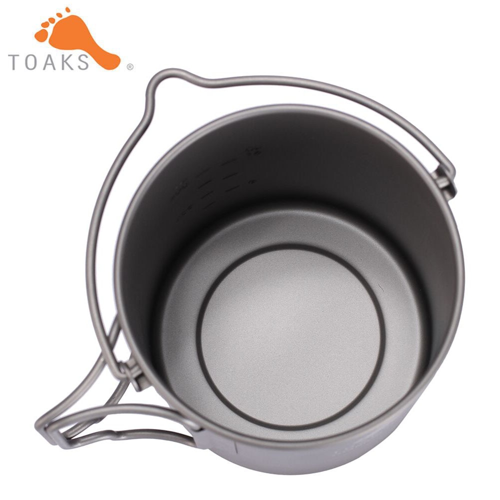 TOAKS Titanium Outdoor Camping Pot Cooking Pots Pi... – Grandado