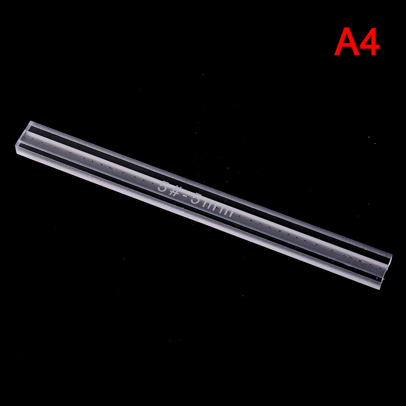 1pc Zipper Anti-overflow Ruler Acrylic Template Se... – Vicedeal