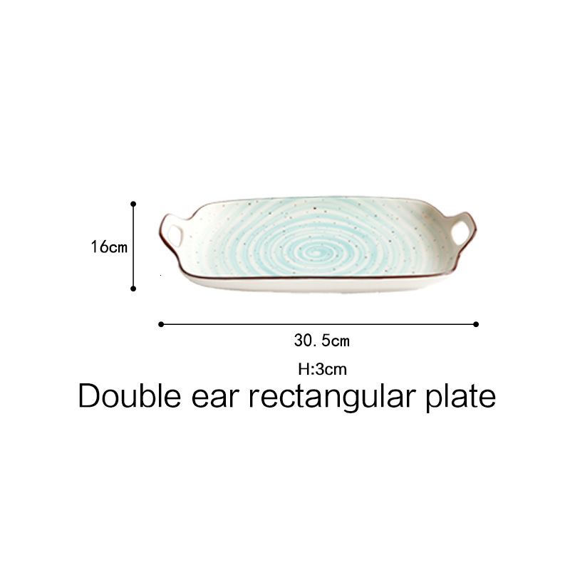 Hand Glaze Down Painted Pottery Porcelain Tablewar... – Vicedeal