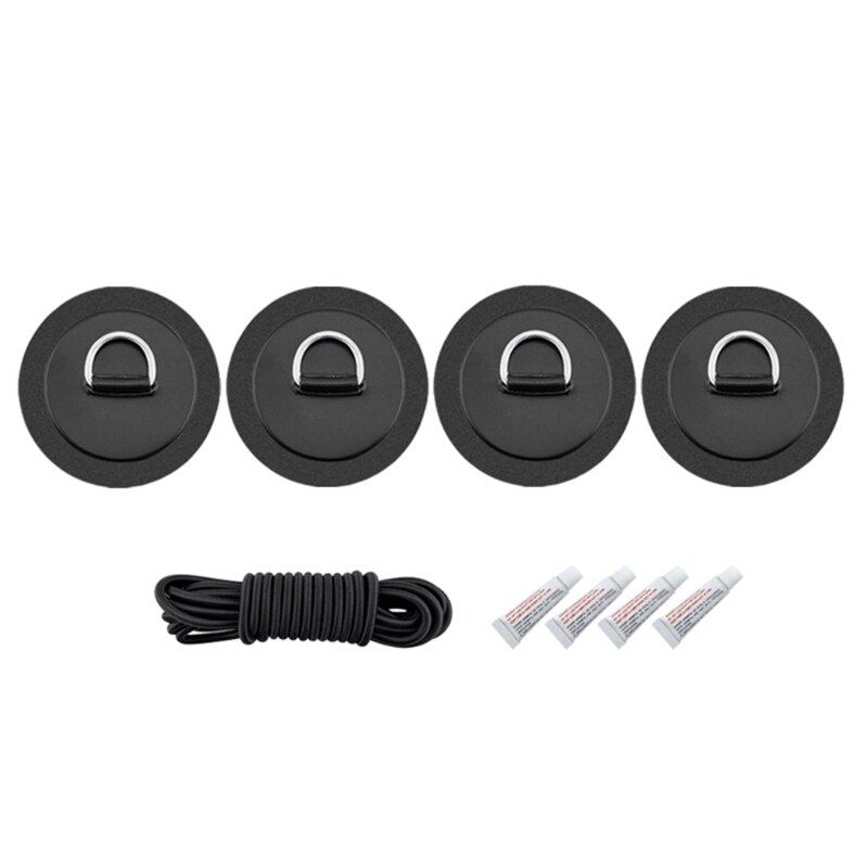 RXBC 4pcs D-Ring PVC Patch with Glue and Bungee fo... – Grandado