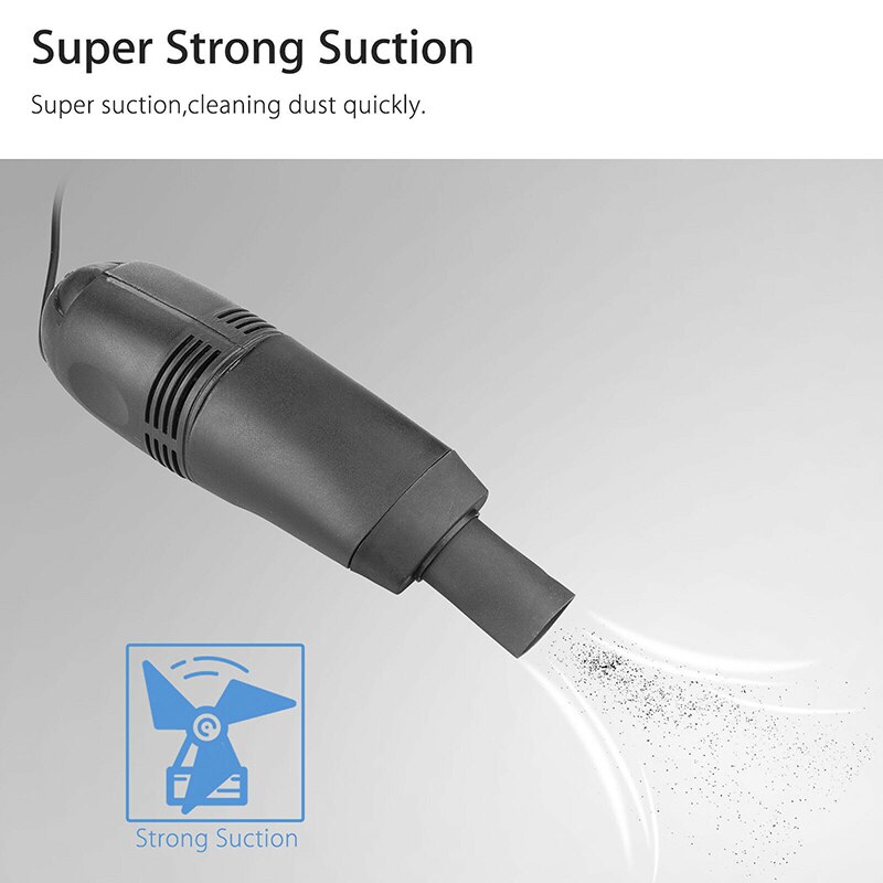 USB Keyboard Vacuum Cleaner Portable Brush Dust Cl... – Grandado