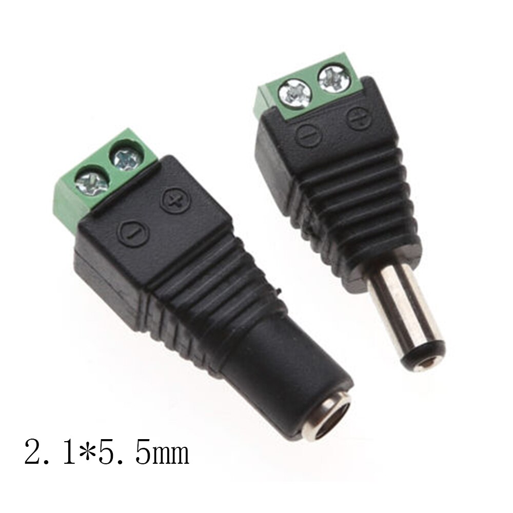 5PCS male and female DC Power plug 5.5x2.1MM 5.5x2... – Grandado