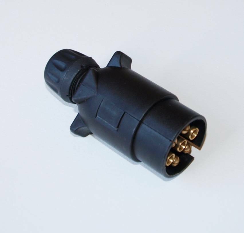 12V 12N Trailer 7 Pin Plug Round Wiring Tow Plasti... – Vicedeal