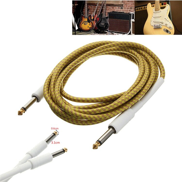 Audio Guitar Cable Guitar Bass Musical Instrument ... – Vicedeal