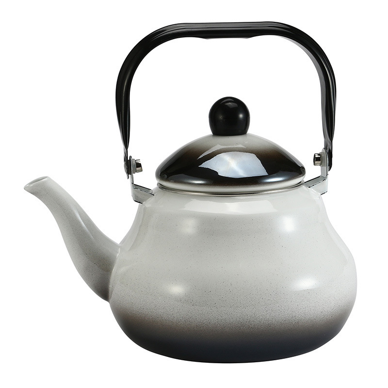 Enamel Kettle Water Pot Mirror Pear-shaped Kettle ... – Grandado