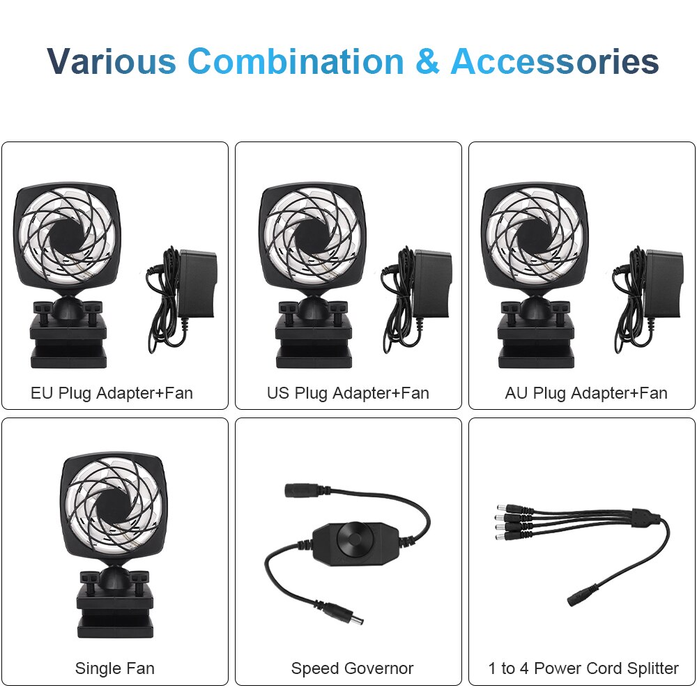 Aquarium Fan Aquarium Chillers Cooling Fan System ... – Vicedeal