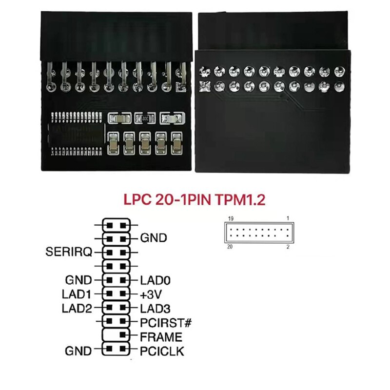 20Pin Tpm 1.2 Encryption Security Module Remote Ca... – Grandado