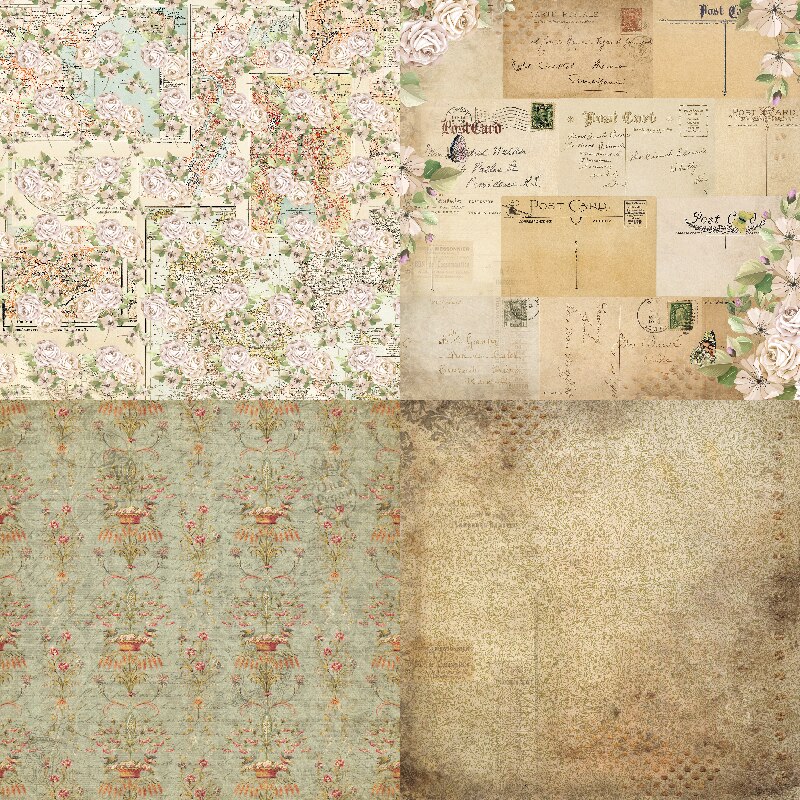 KLJUYP 12 Sheets Butterfly Scrapbooking Pads Paper... – Vicedeal