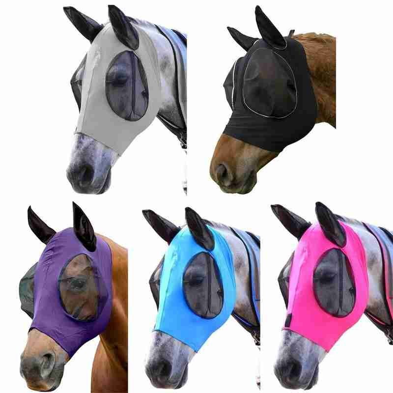 Anti-Fly Mesh Equine Mask Horse Mask Stretch Bug E... – Grandado