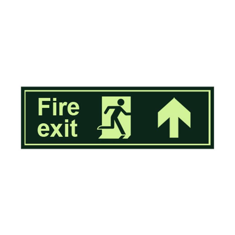 Fire Safety Exit Sign Warning Guidance Signage Lum... – Grandado