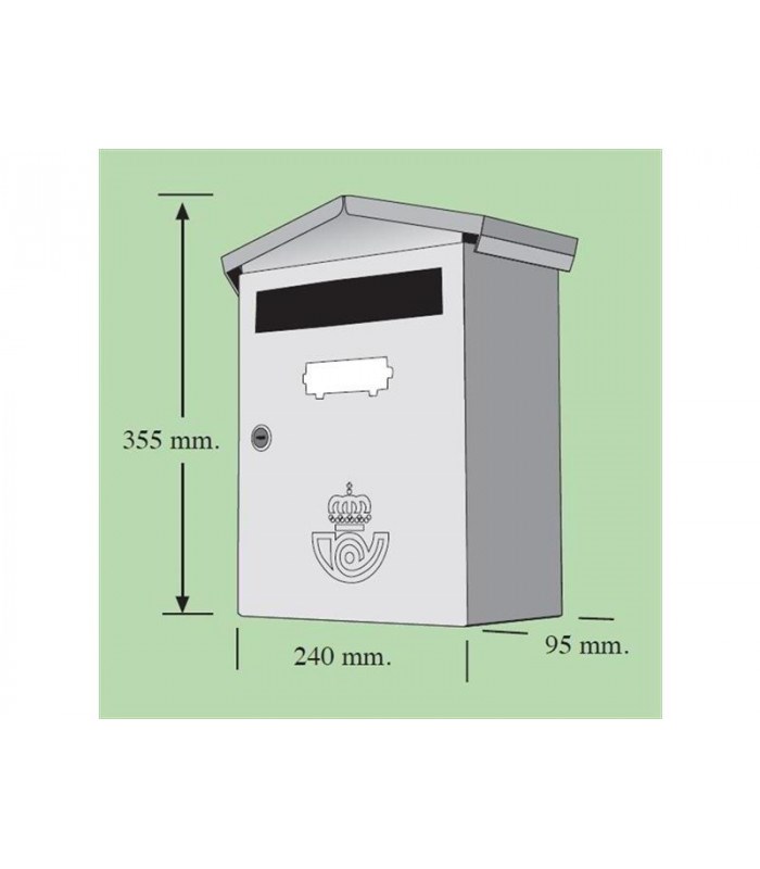 FERPASA BUZON EXTERIOR ROJO Mod. Joan – Grandado