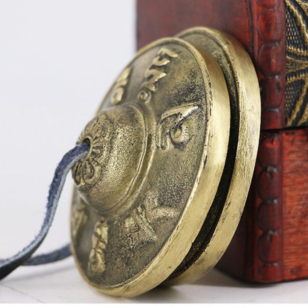 Tibetan Bell Meditation Handcrafted Cymbal Bell Co... – Vicedeal