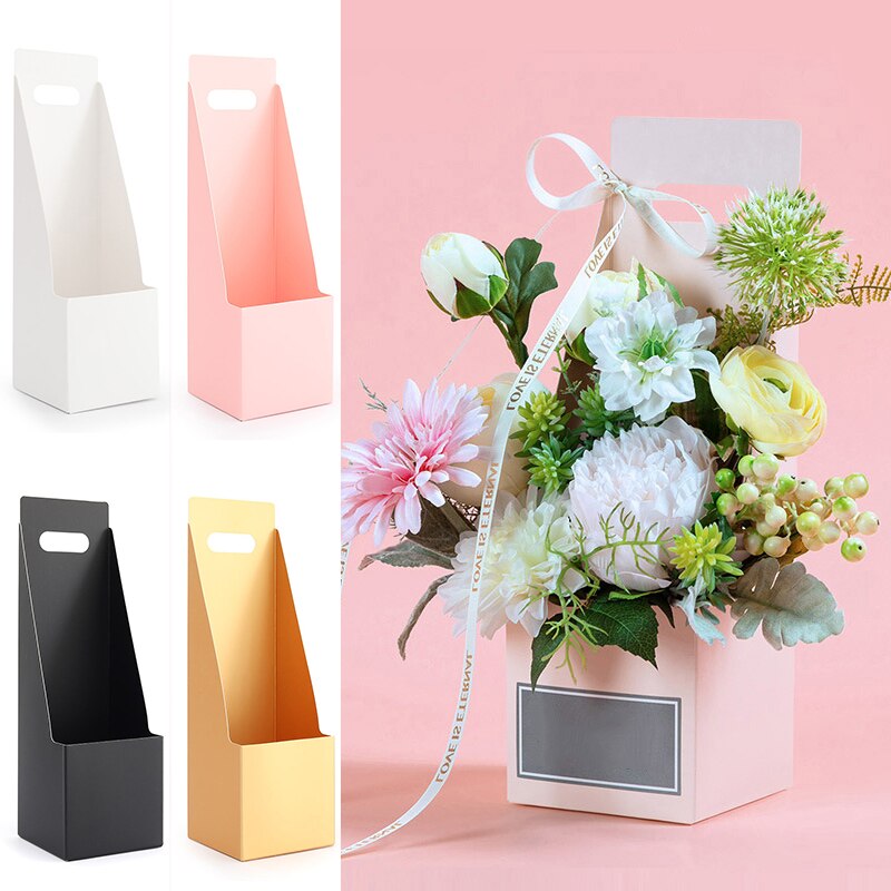 Waterproof Folding Portable Kraft Paper Flower Bas... – Vicedeal