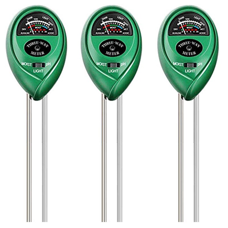 3-Packs Soil Moisture Meter,PH Meter, Light Meter,... – Grandado