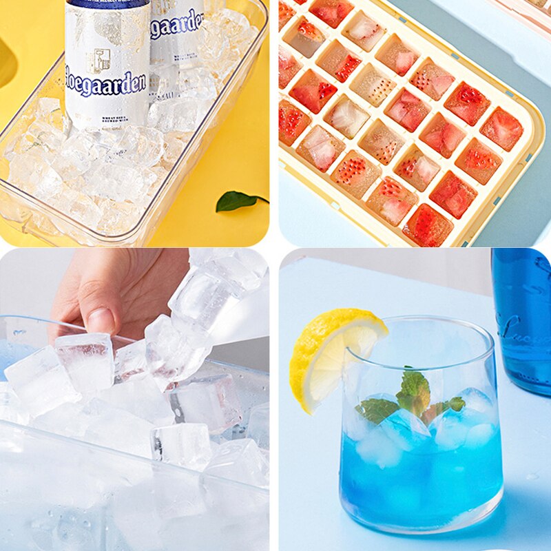 Press-Type Ice Tray Large-Capacity Household Silic... – Grandado