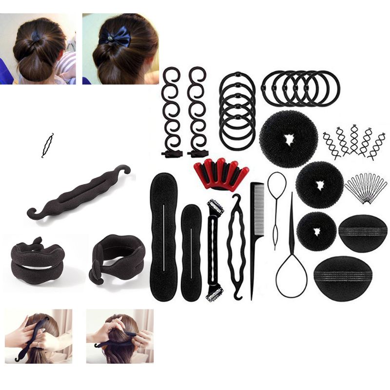 40Pcs/Set Women DIY Hair Styling Accessories Kit M... – Vicedeal