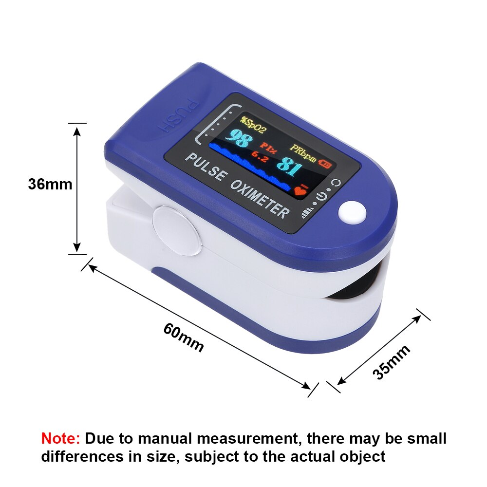 Digital Fingertip Pulse Oximeter LED Display Blood... – Grandado