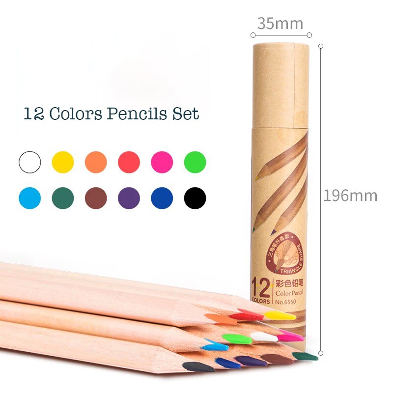 Colored HB Pencils Set for Kids Wooden Pointing Gr... – Vicedeal