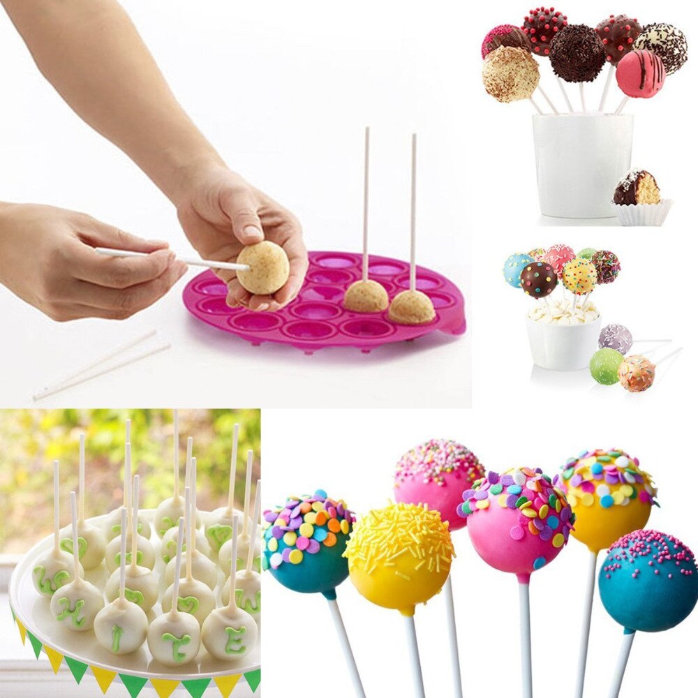 100 stks 4 inch Lollipop Sticks Cake Pop Sticks So... – Grandado