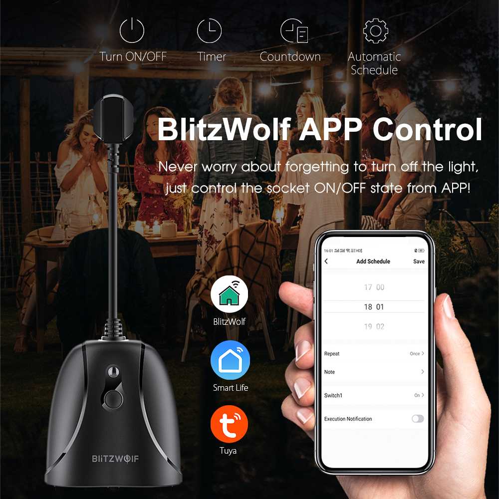 EU/US Plug Indoor Outdoor Smart Wireless WIFI Sock... – Grandado