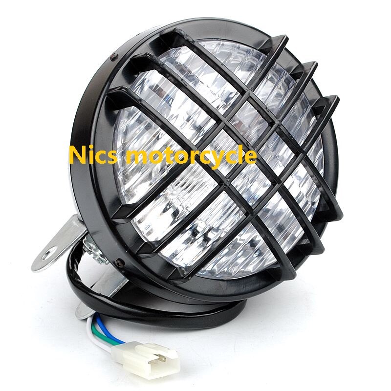 12V LED HEADLIGHT LAMP 3 WIRE ATV GO KART QUAD SCO... – Grandado