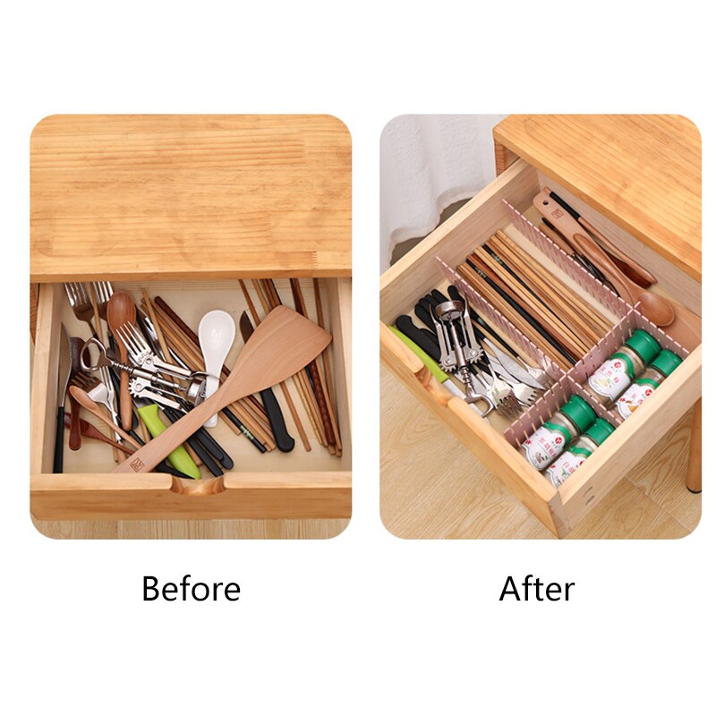 4Pcs Drawer storage divider free combination parti... – Vicedeal