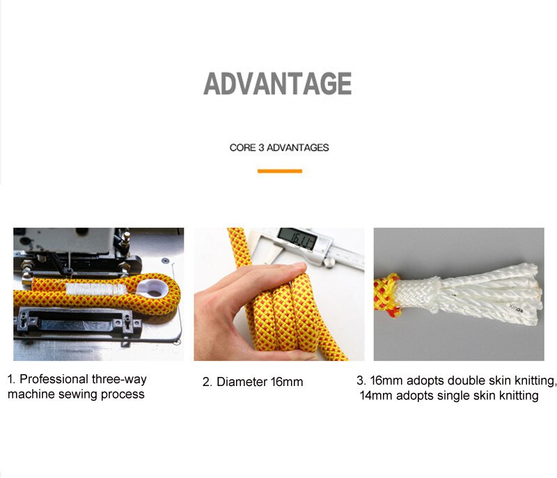 14-16mm safety rope aerial work large rope air con... – Grandado