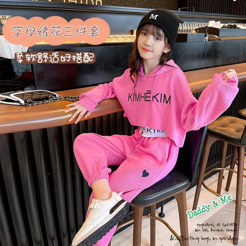 Teenage Sets Spring Kids Outfits Girls Letter Prin... – Grandado