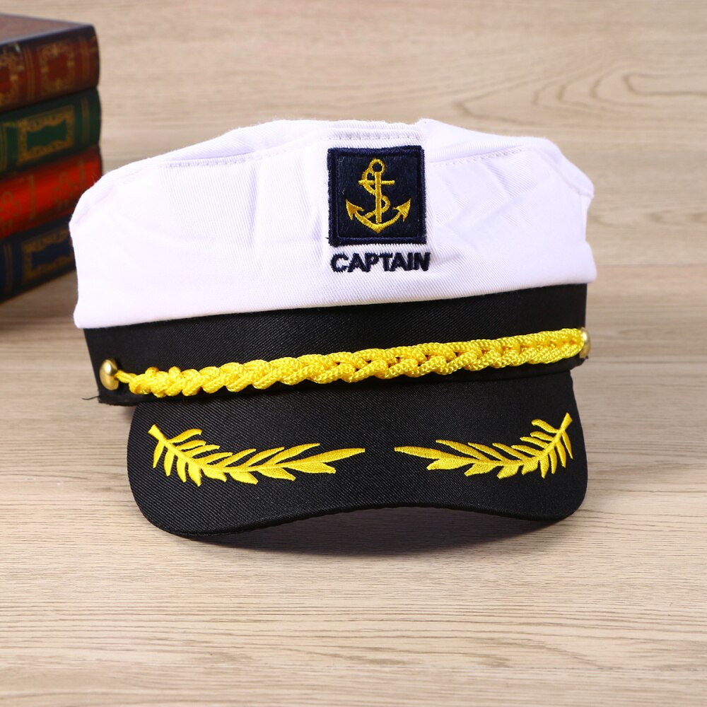 Adult Yacht Boat Ship Sailor Captain Costume Hat C... – Vicedeal