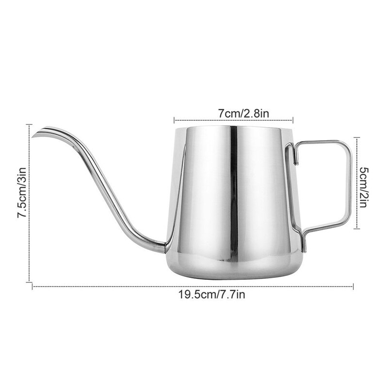 FashionLong Narrow Spout Coffee Pot (12oz /350ML) ... – Grandado